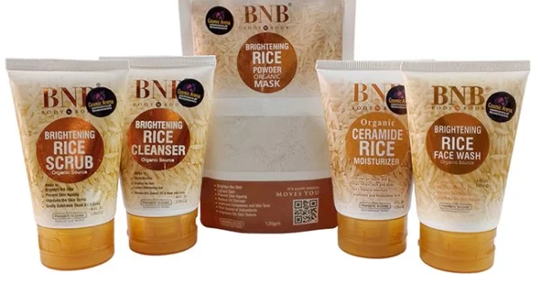 BNB Rice Facial Kit Pack Of 5 Rice Scrub Rice Face Wash Rice Cleanser ...