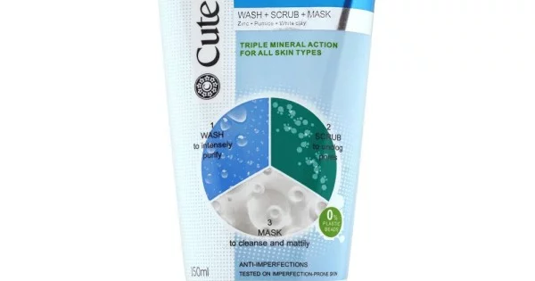 Cute Plus Face Wash 3 in 1 Face Wash