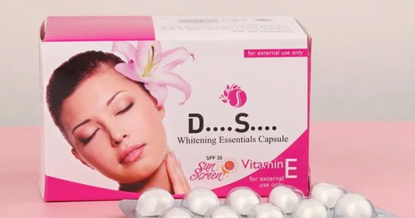 DermaSense Whitening Capsules Pack With Vitamin E And Vitamin D3