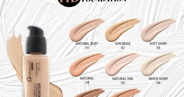 Glamorous Face Long Lasting HD Foundation Natural Tan 05