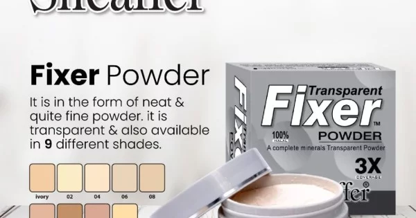 Sheaffer Fixer Powder A Complete Mineral Transparent Powder, sheaffer ...