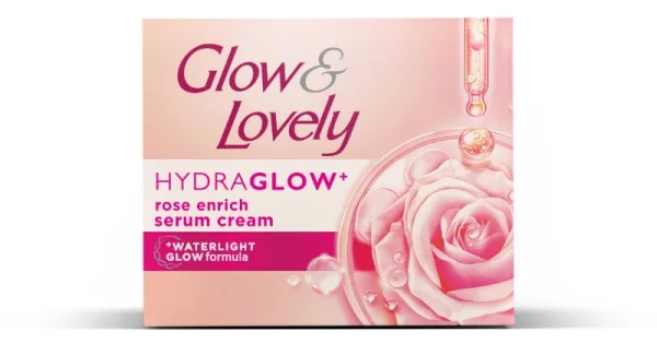 Glow And Lovely Hydraglow Rose Enrich Serum Cream 60G, fair and lovely ...