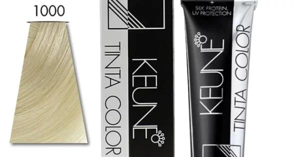 Keune Hair Color Tinta Color 1000 Natural Blonde Tube and Developer