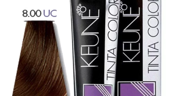 Keune Hair Color Tinta Color 8.00 UC Light Blonde Tube And Developer